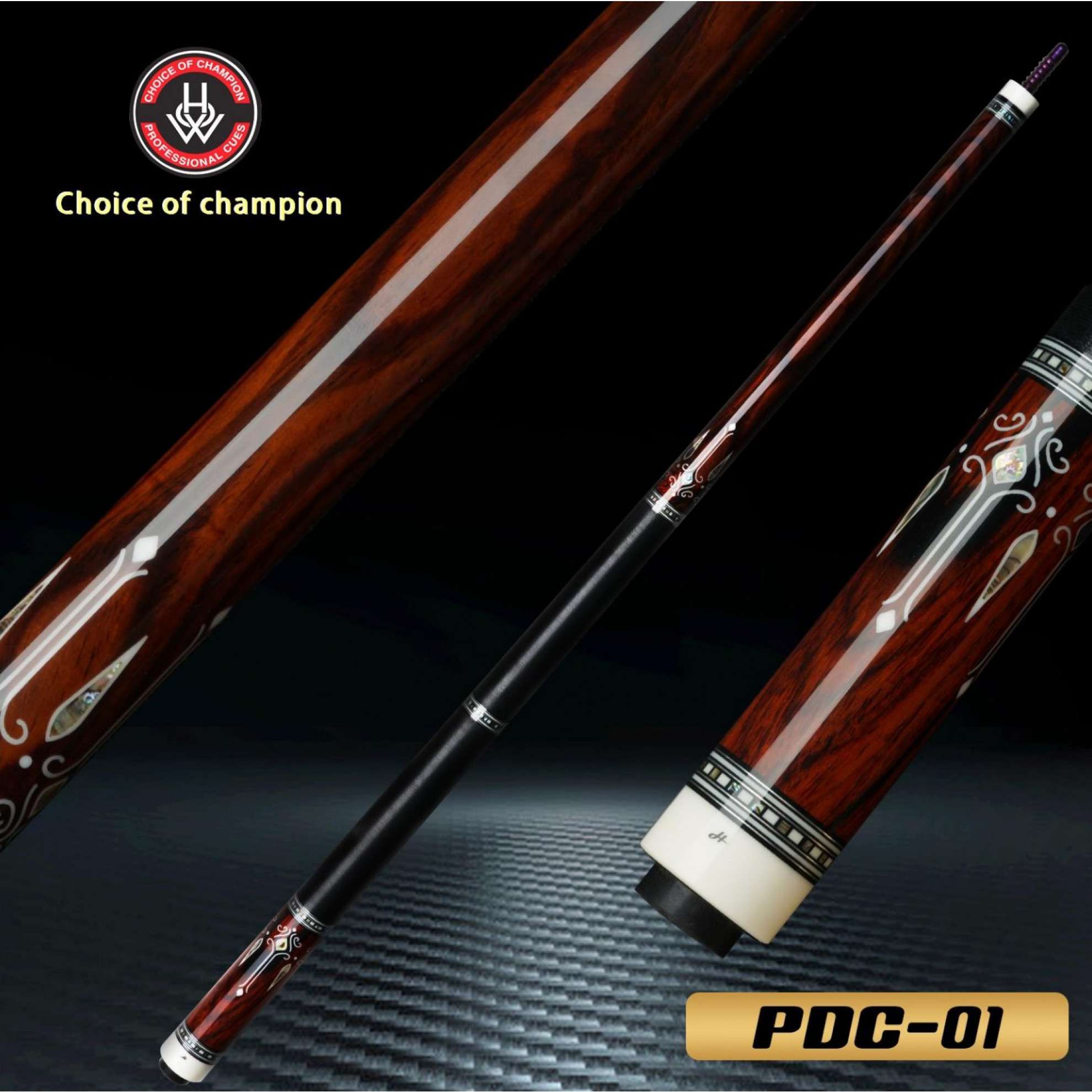 HOW PDC-01 Cocobolo Premium Billardqueue